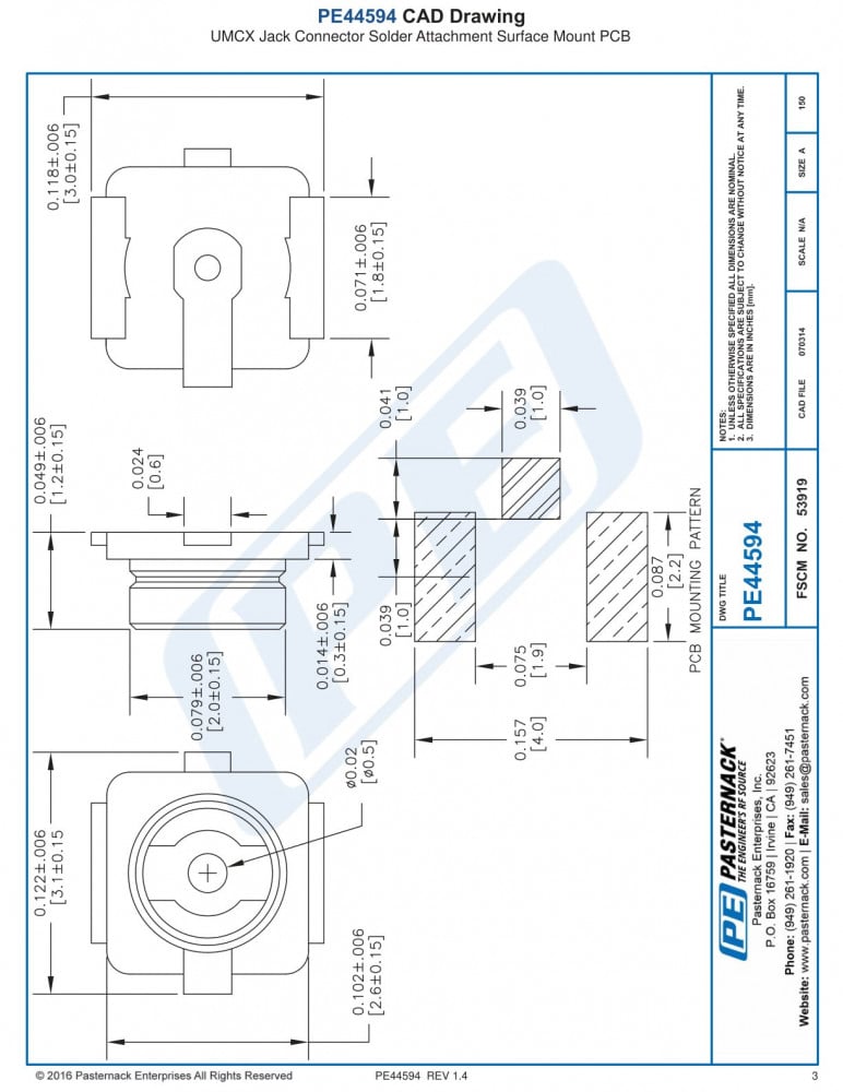 PE44594 technical document page 3