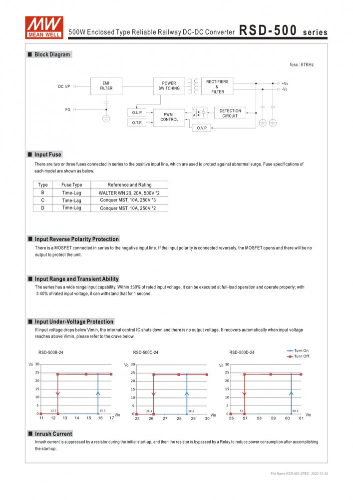 RSD-500D-24 product document page 3
