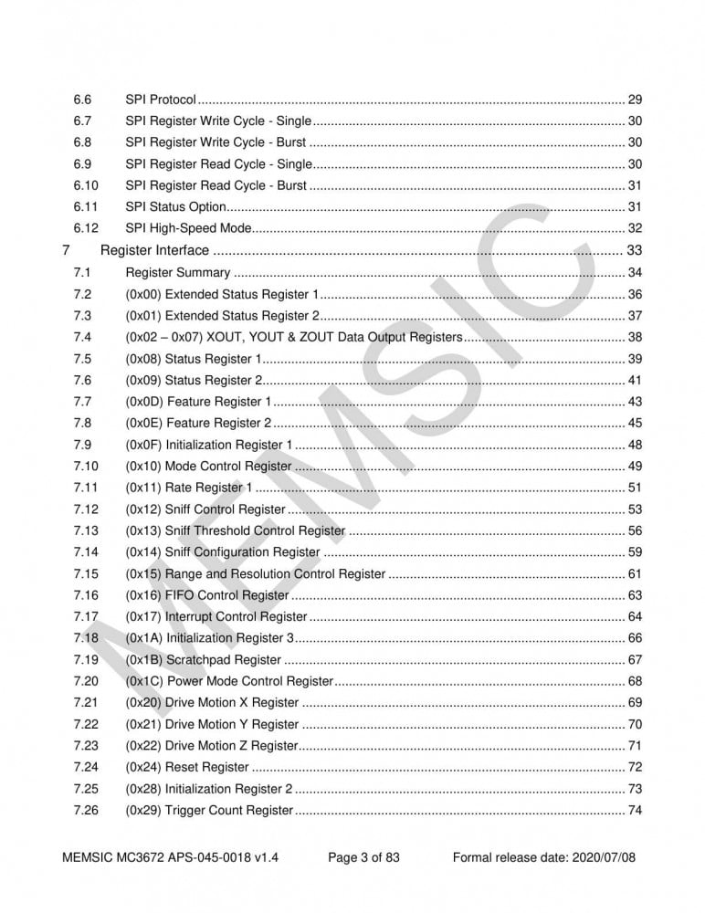 MC3672 datasheet page 3