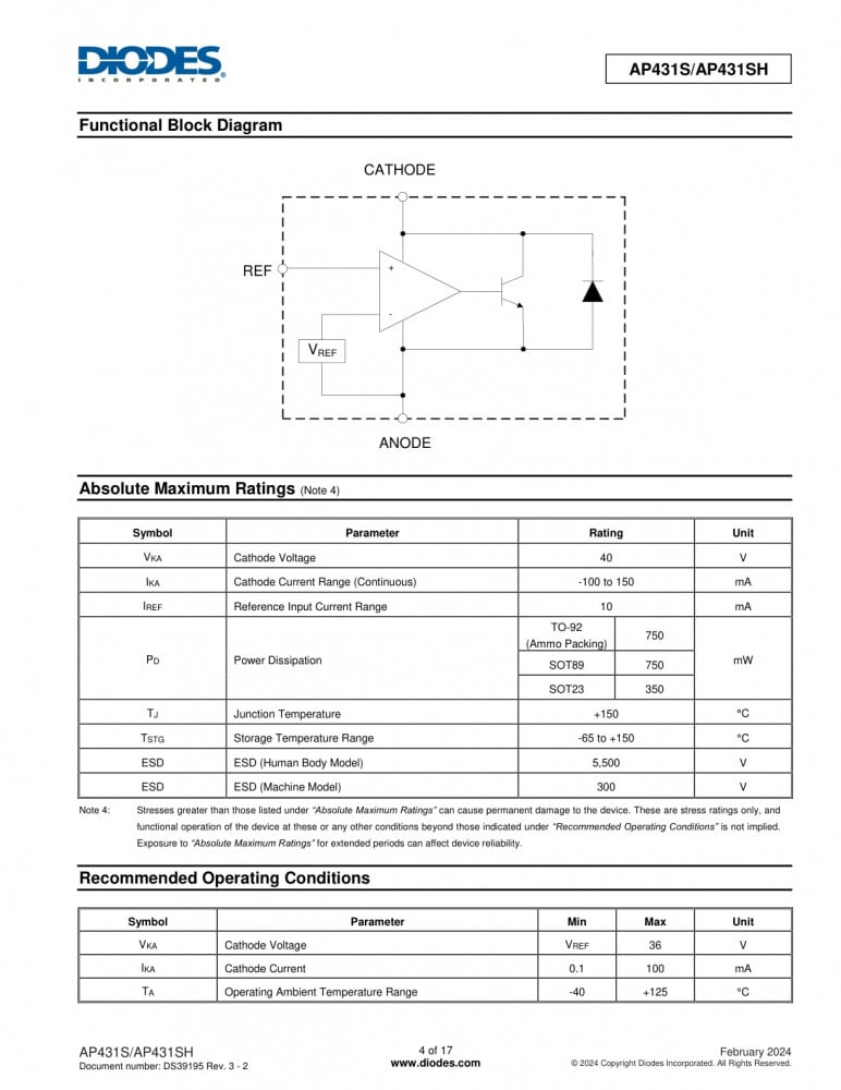 AP431SHBZTR-G1 datasheet page 4