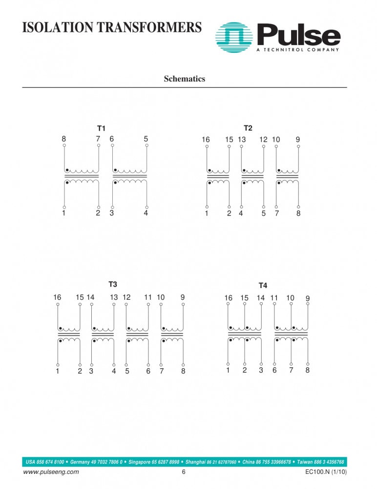 PULSE datasheet page 6