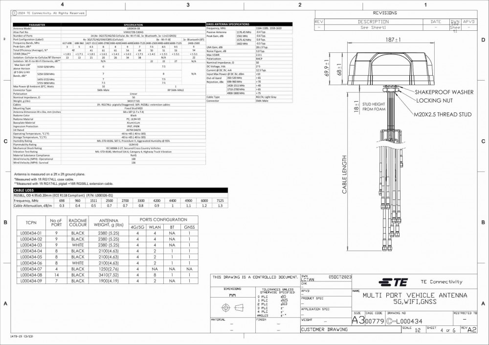 L000434 controlled drawing, sheet 4