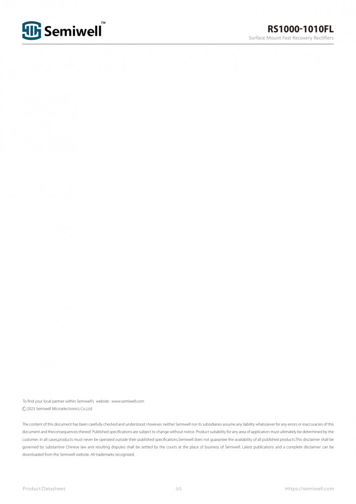 RS1006FL datasheet page 5