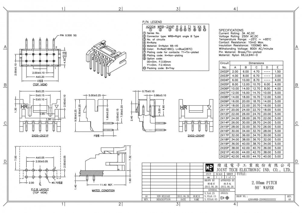 A2004WRB-2X09PN0WT1N00B technical document preview