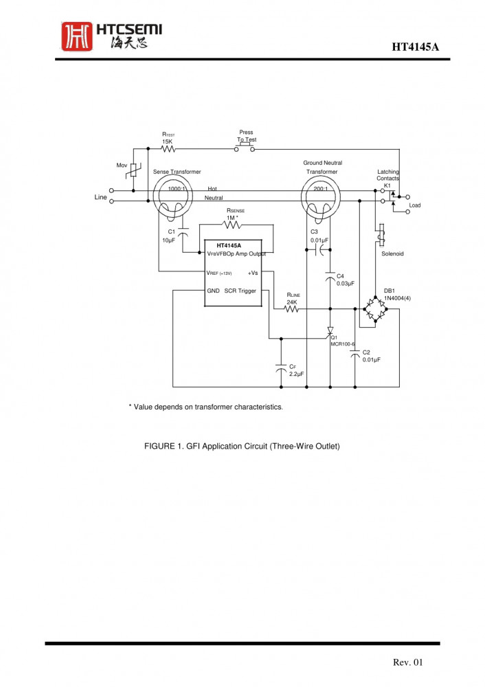 HT4145ARZ datasheet page 4