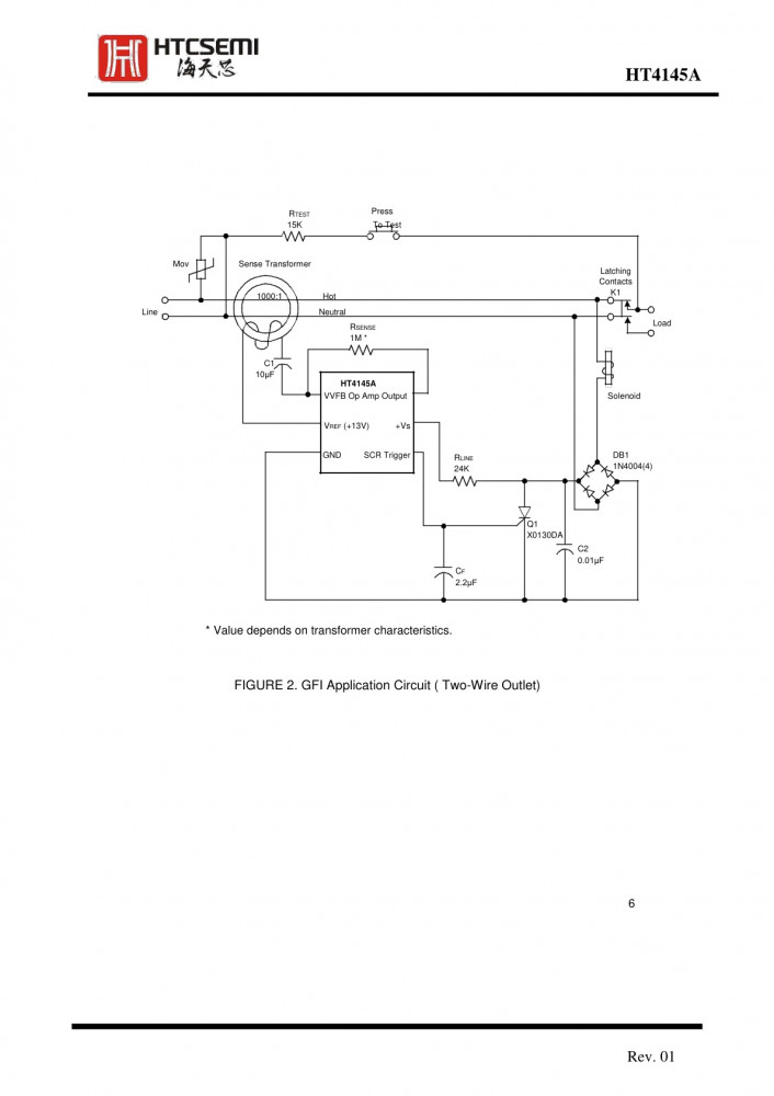 HT4145ARZ datasheet page 5