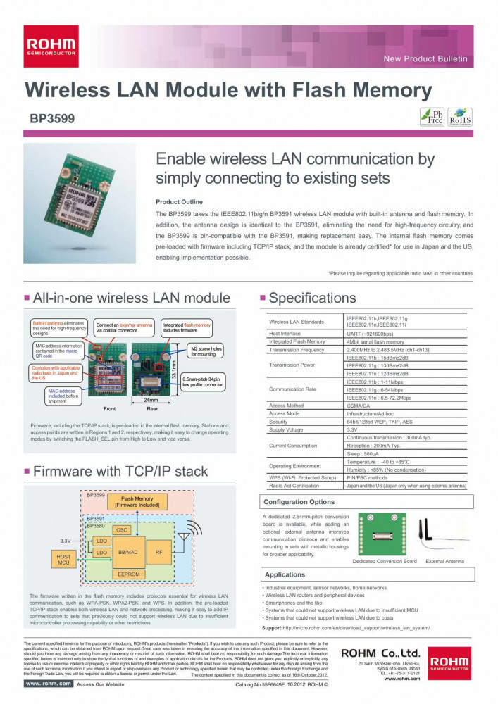 BP3599 technical document preview