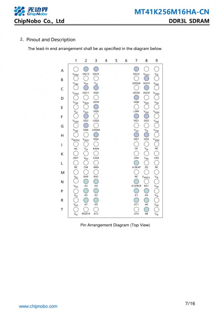 MT41K256M16HA-CN datasheet page 7
