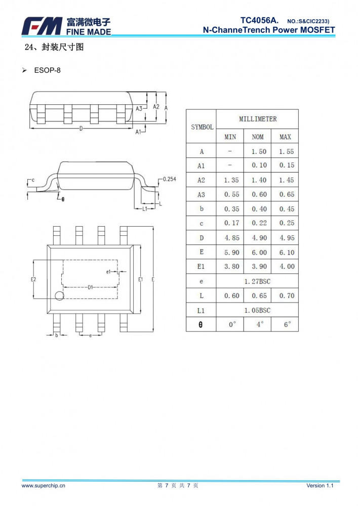 TC4056A datasheet page 7