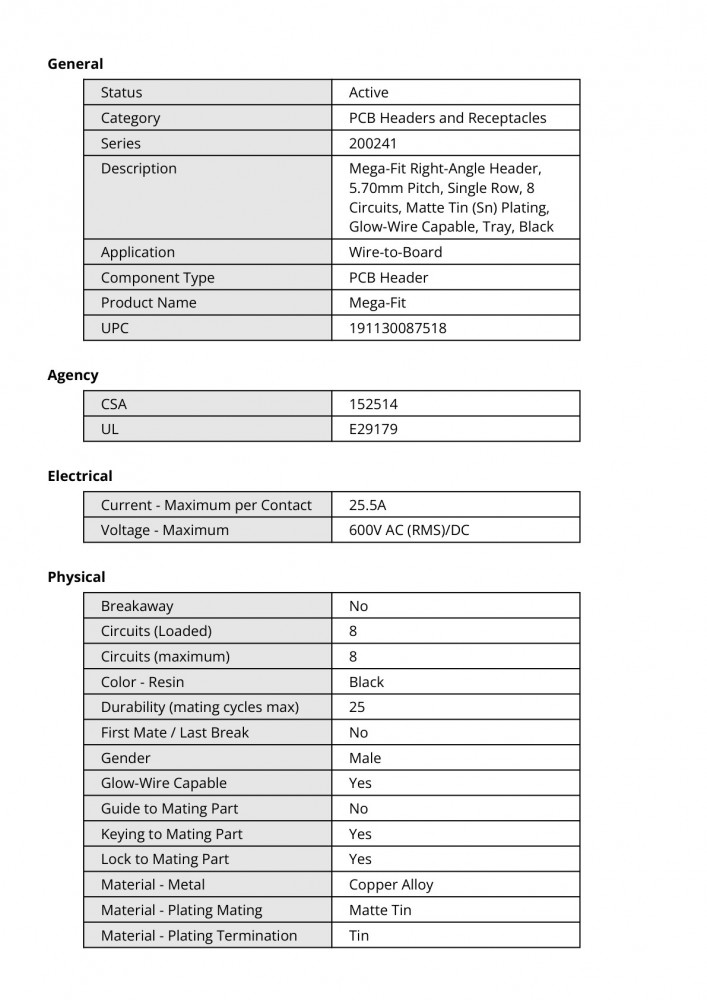 MOLEX 2002411218 product document page 2