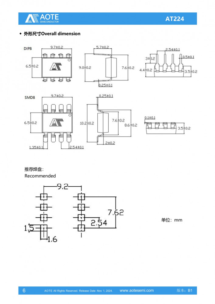 AT224 datasheet page 7