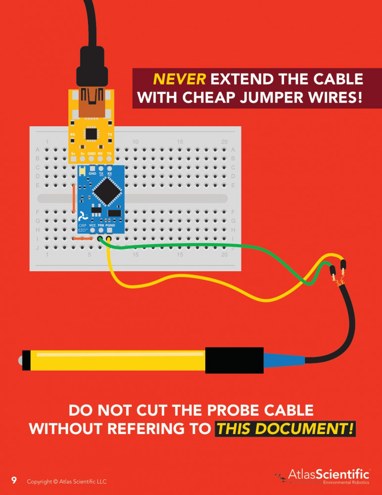 EZO-ORP technical document, page 9