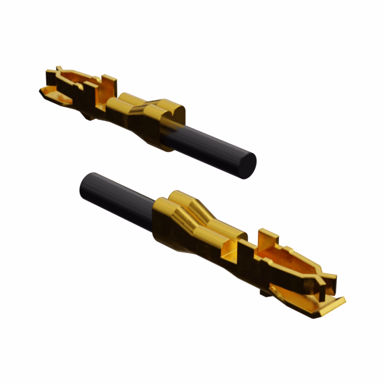 Pre-Crimped Lead Pico-Lock 1.5 Female-to-Pico-Lock 1.5 Female, Gold (Au) Plating, 300.00mm Length, 24 AWG, Black for sale