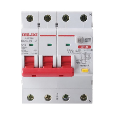 Delixi Electric DZ47SLESR2C10A Miniature Residual Current Circuit Breaker
