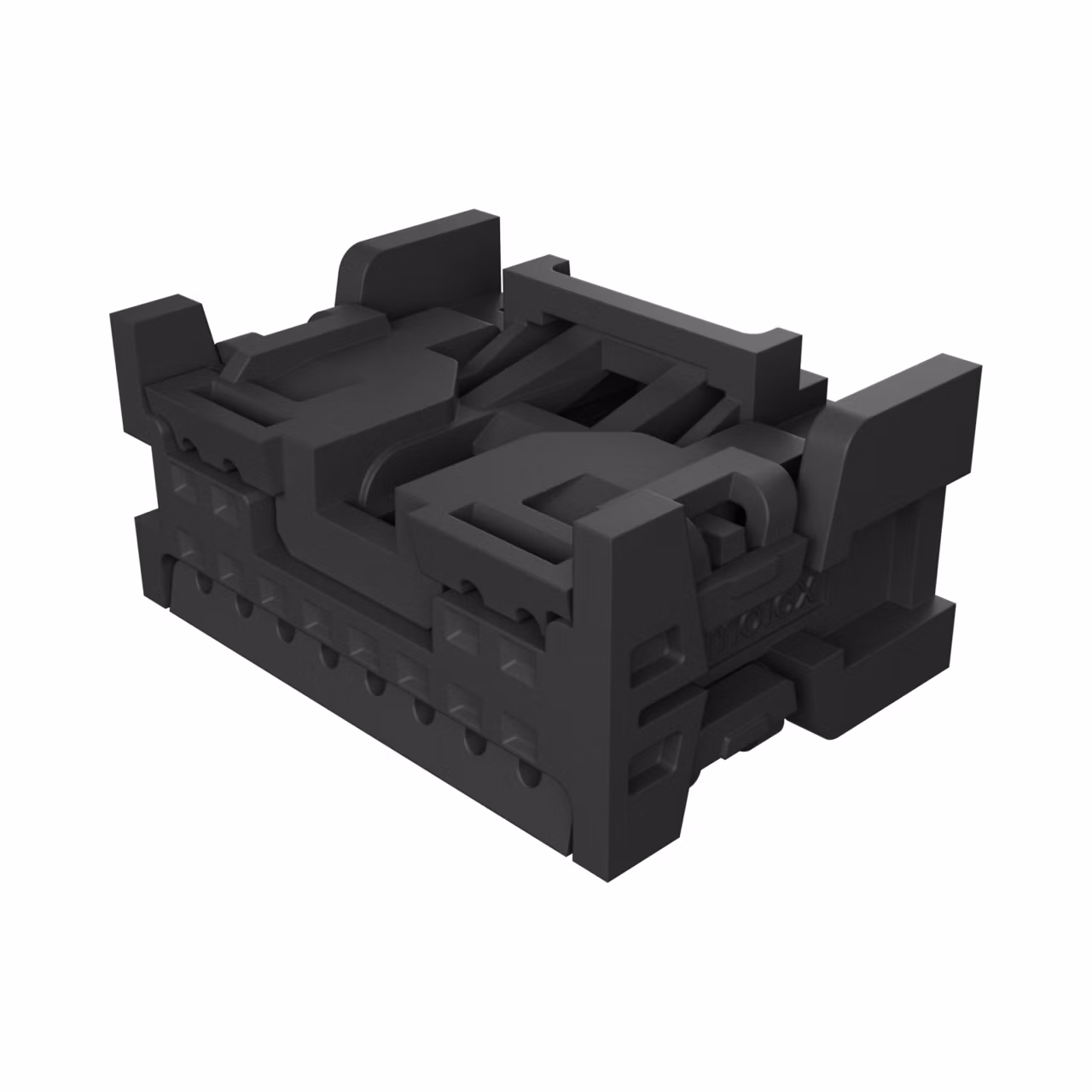 PROPOSED REPLACEMENT: MINI50 GEN II UNSEALED RECEPTACLES (206523 SERIES);  Mini50 Unsealed Receptacle, Dual Row, Bridged, 12 Circuits, Polarization Option C, Dark Gray for sale