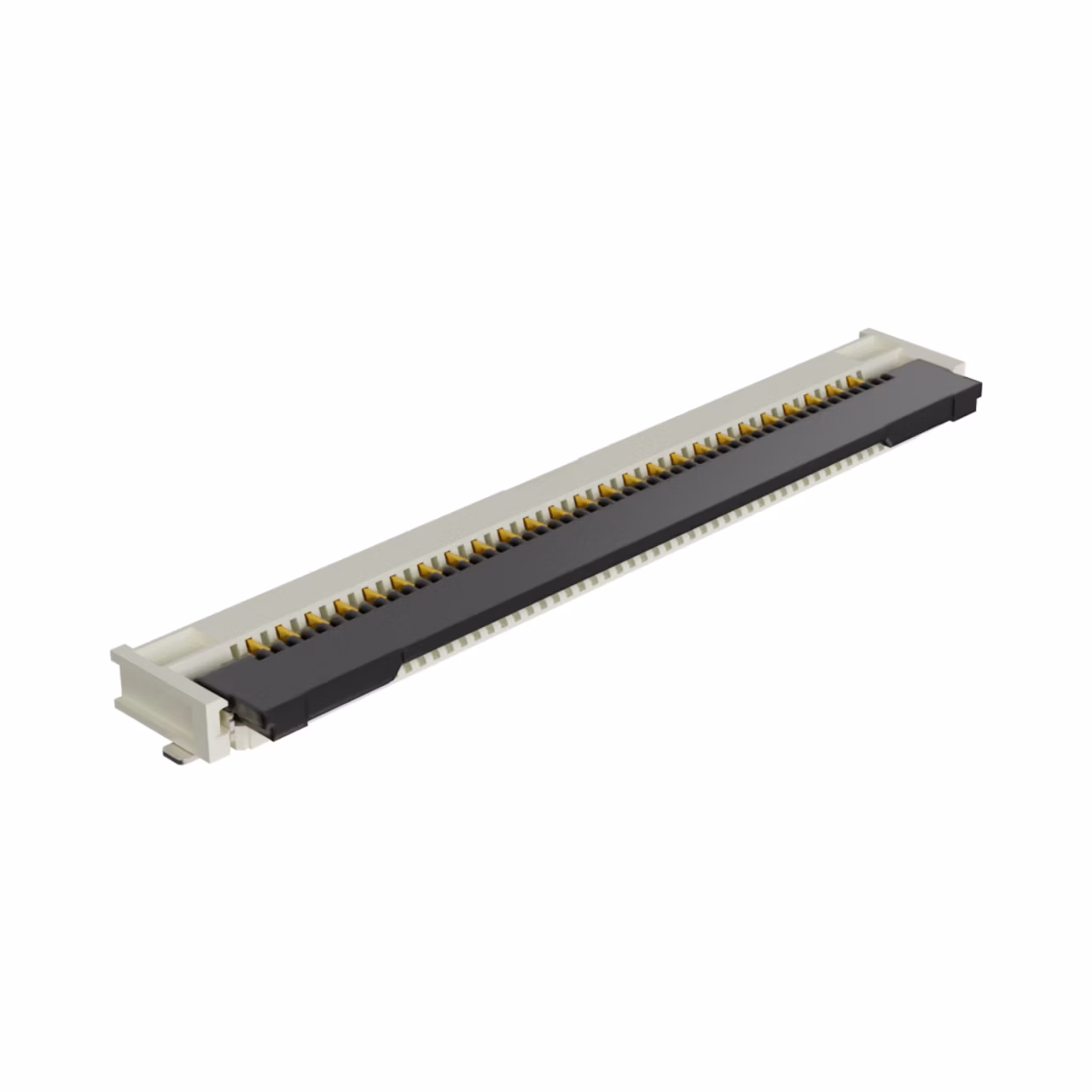 Easy-On FFC/FPC Connector, 1.00mm Pitch, FD19 Series, Right-Angle, Bottom Contact, 1.90mm Height, 25 Circuits, 150°C Operating Temperature,  Gold over Nickel Plating for sale
