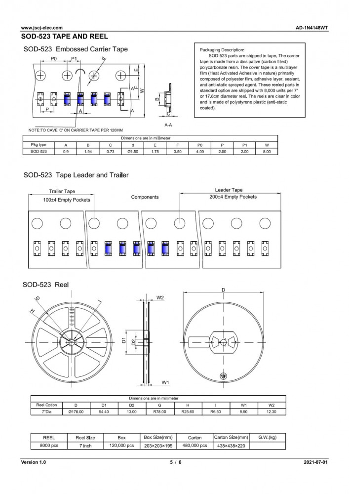 AD-1N4148WT datasheet page 5