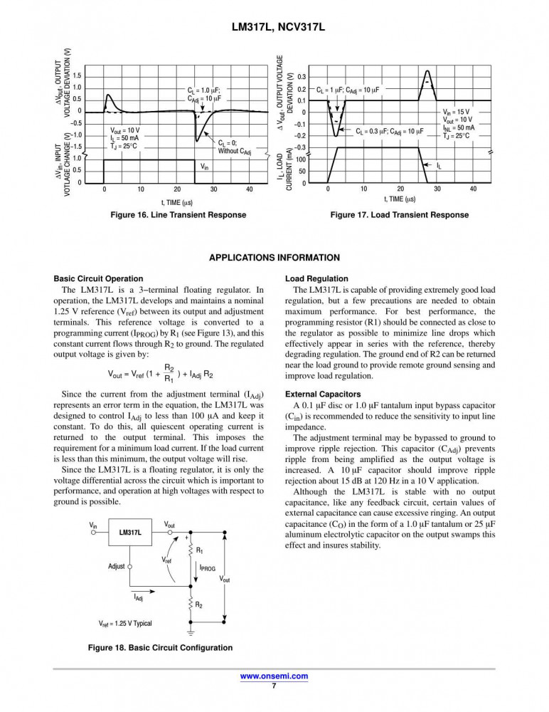 LM317L datasheet page 7