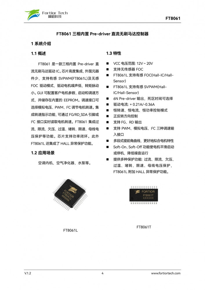FT8061L datasheet page 4
