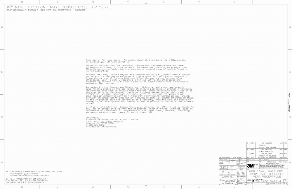 3M N10240-6212PC technical drawing page 4