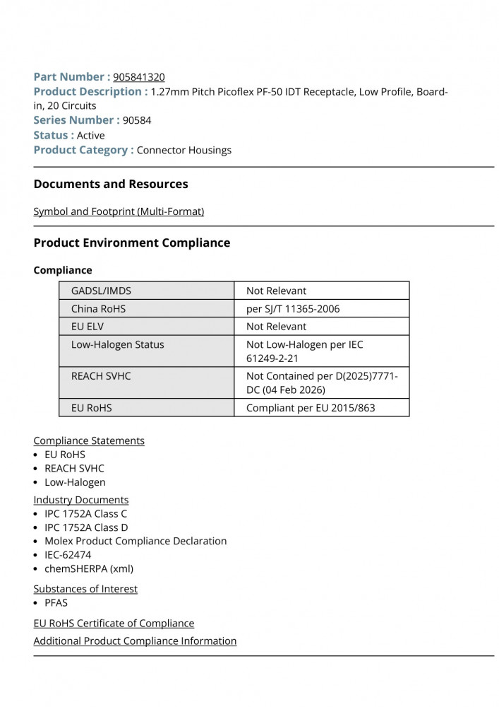 905841320 technical document page 1