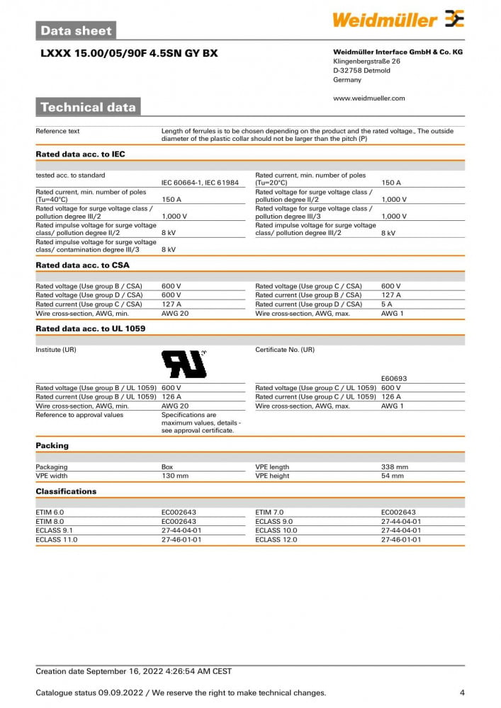 WEIDMULLER 1386320000 document page 4