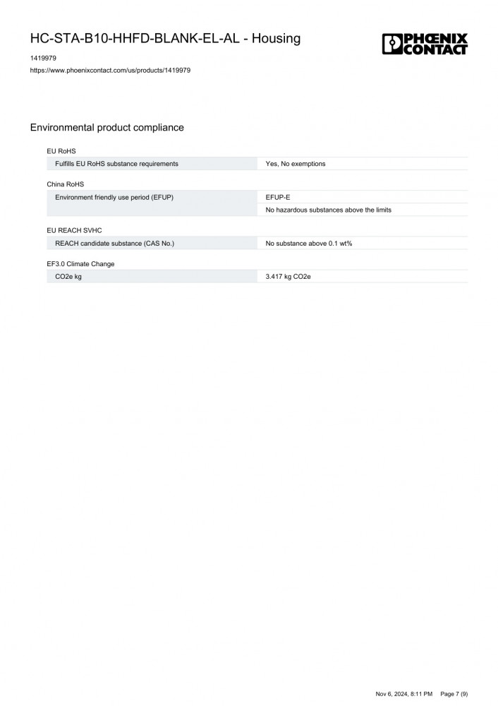 Phoenix Contact 1419979 technical document page 7