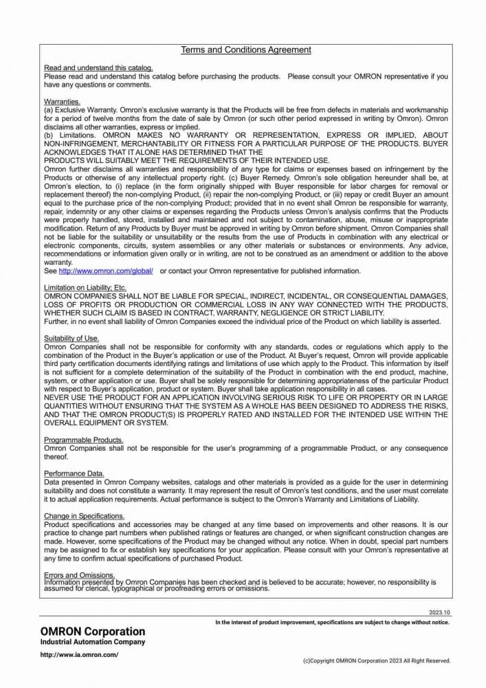 OMRON VAQ-4B-K datasheet page 5