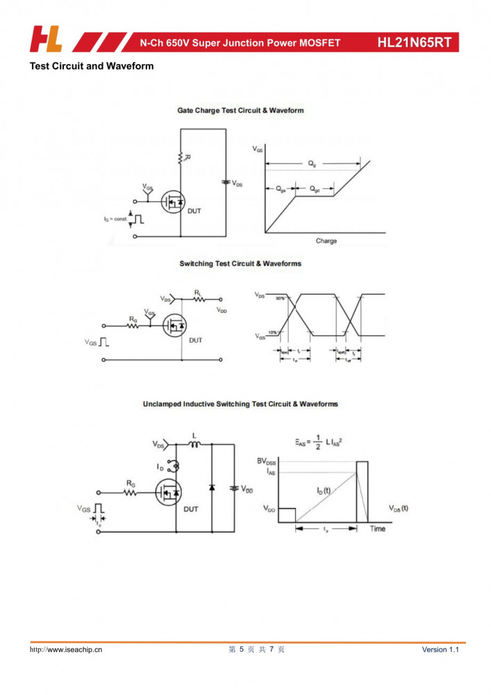 HL 21N65RT datasheet page 5