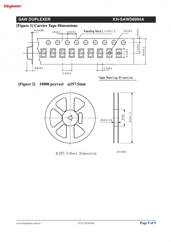 KH-SAWD8994A datasheet page 9