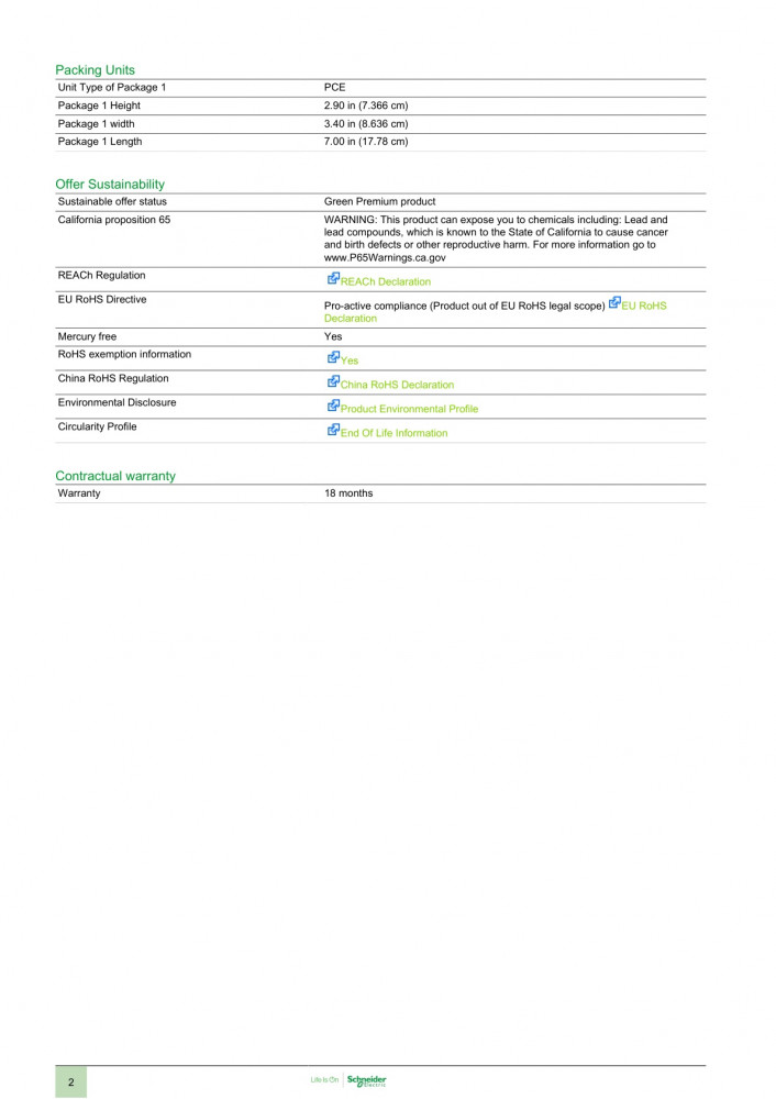 XDPC5555C4 technical document page 2