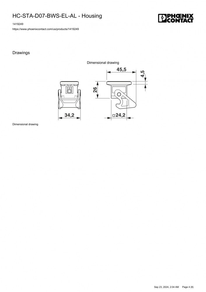 Phoenix Contact 1419249 technical document page 4