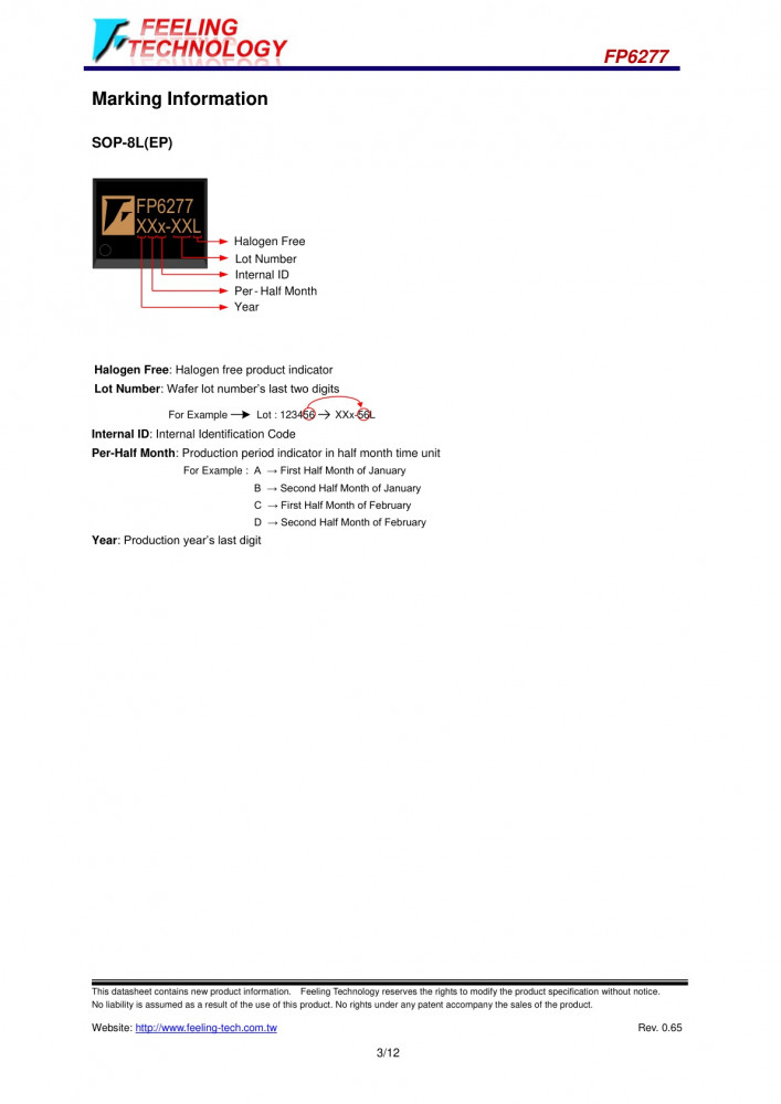FP6277XR-G1 datasheet page 3