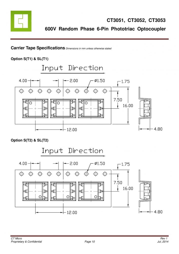 CT3052 datasheet page 10
