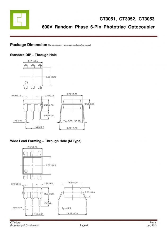 CT3052 datasheet page 6
