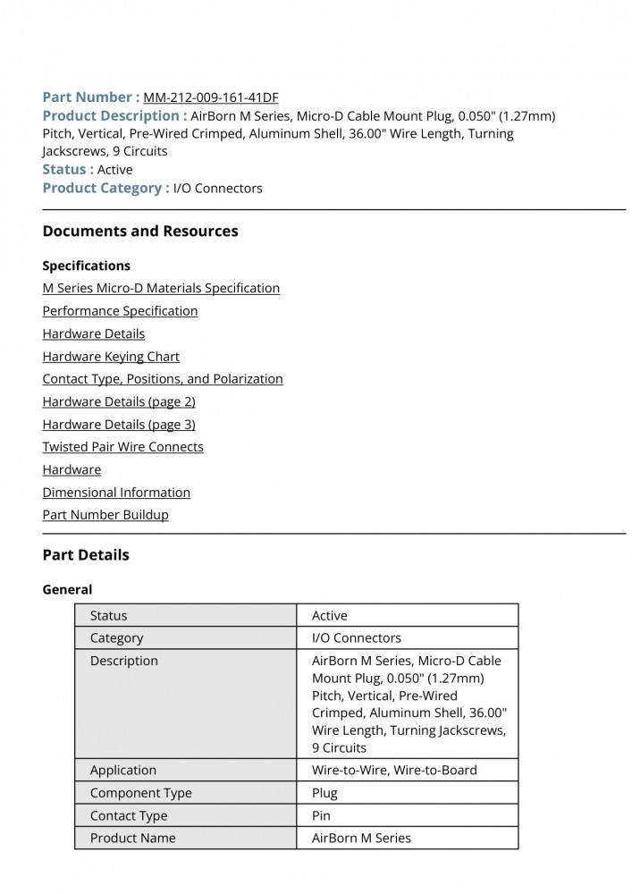 MM-212-009-161-41DF technical document page 1