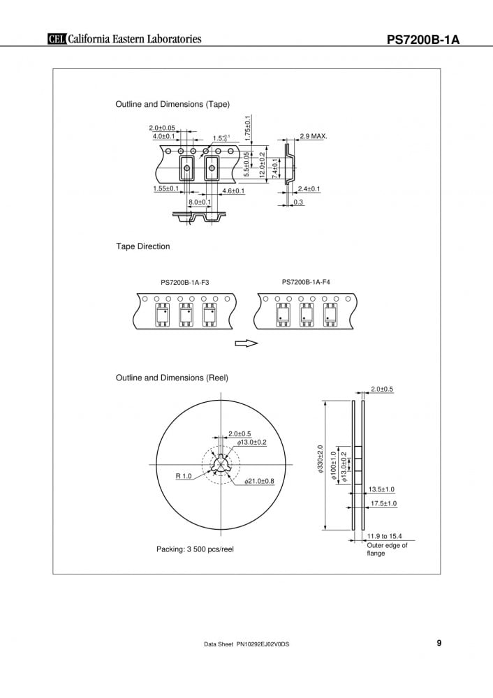 PS7200B-1A datasheet page 9
