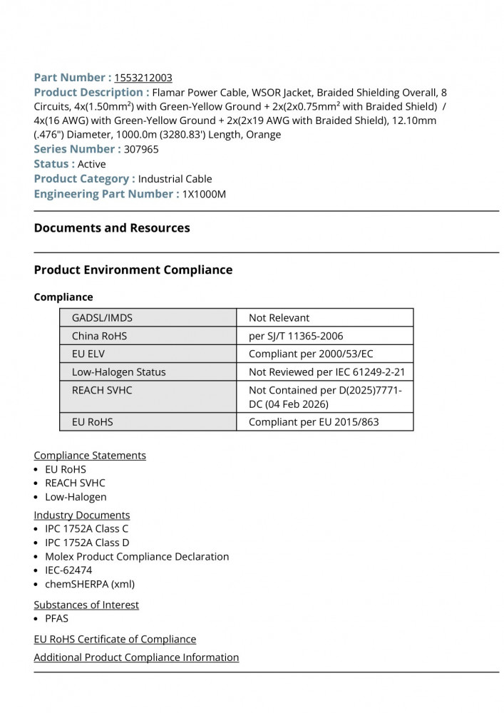Product document image, page 1