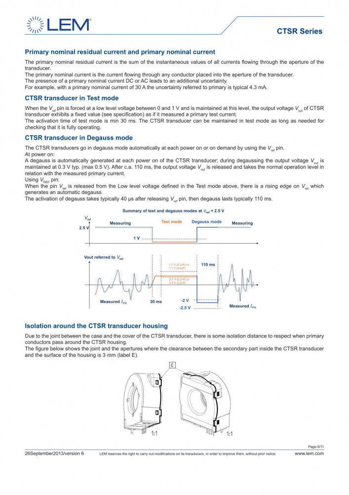 CTSR series datasheet page 9