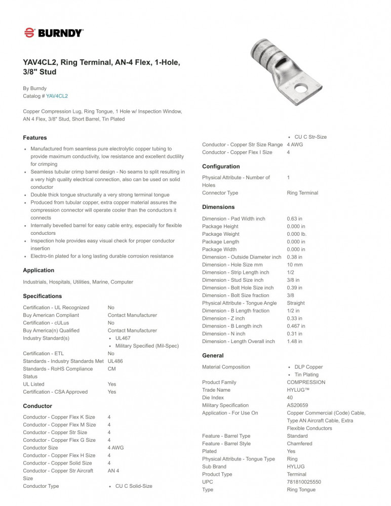 YAV4CL2 technical document, page 1
