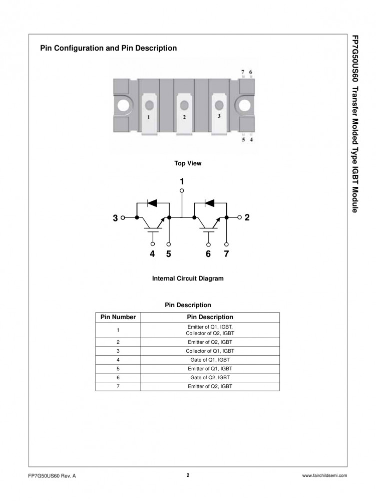 FP7G50US60 datasheet page 2