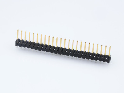 KK 396 Breakaway Header, Right-Angle, 24 Circuits, 0.38µm Gold (Au) Selective Plating