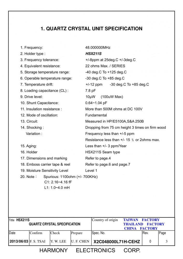 HELE specification page 3