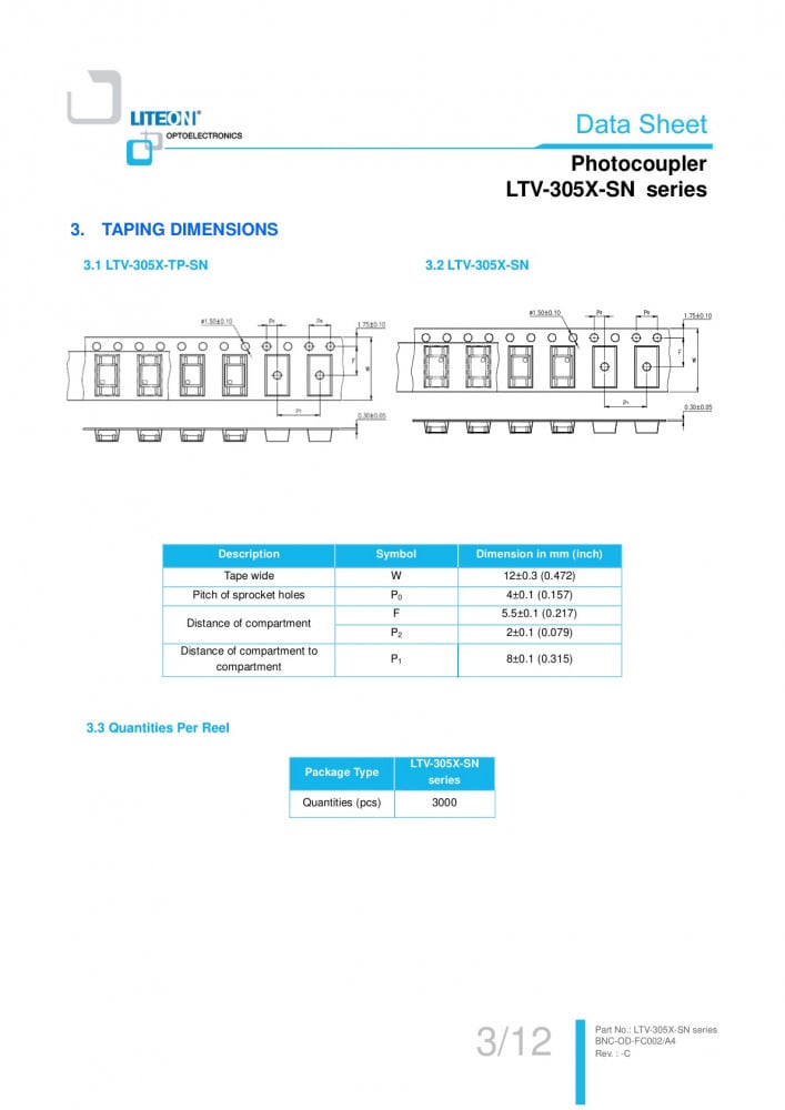 LTV-3052-SN datasheet page 3