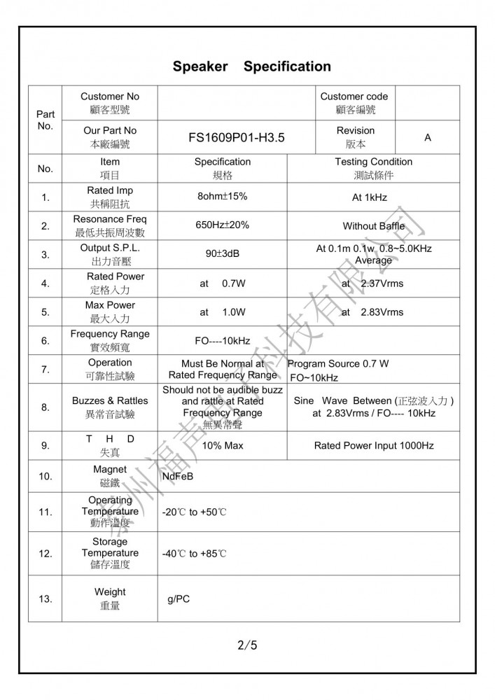 FS1609P01-H3.5 specification page 3