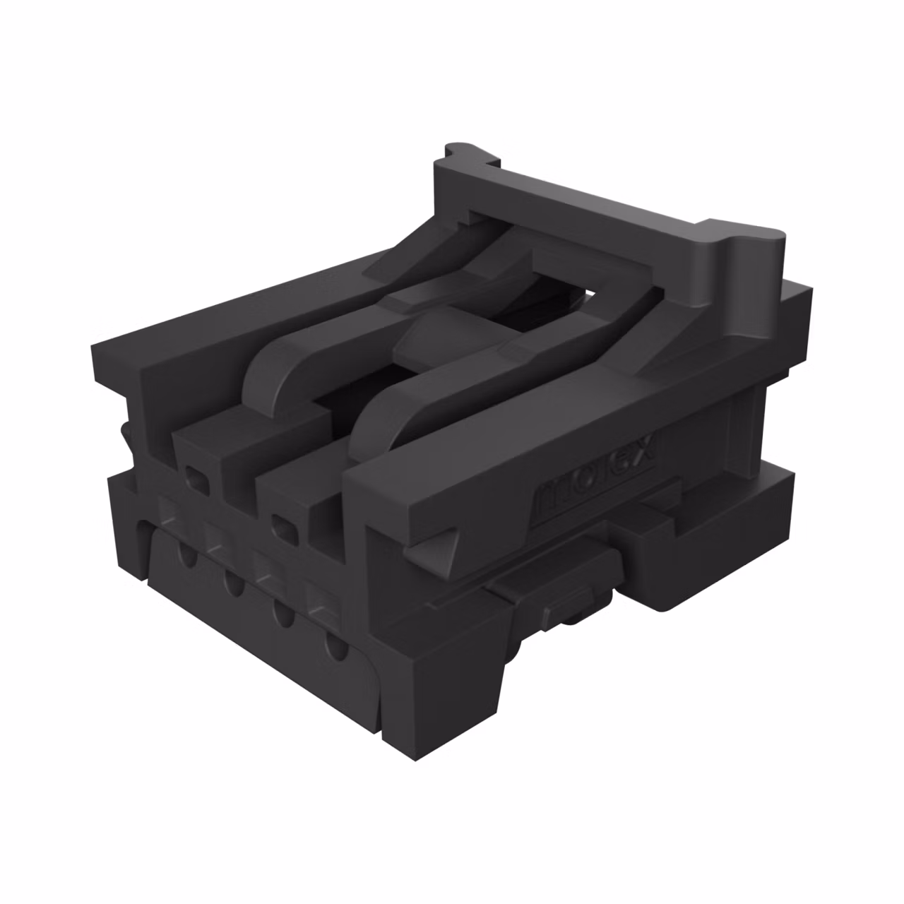Mini50 Unsealed Receptacle, Single Row, Bridged, 4 Circuits, Polarization Option D, Green for sale