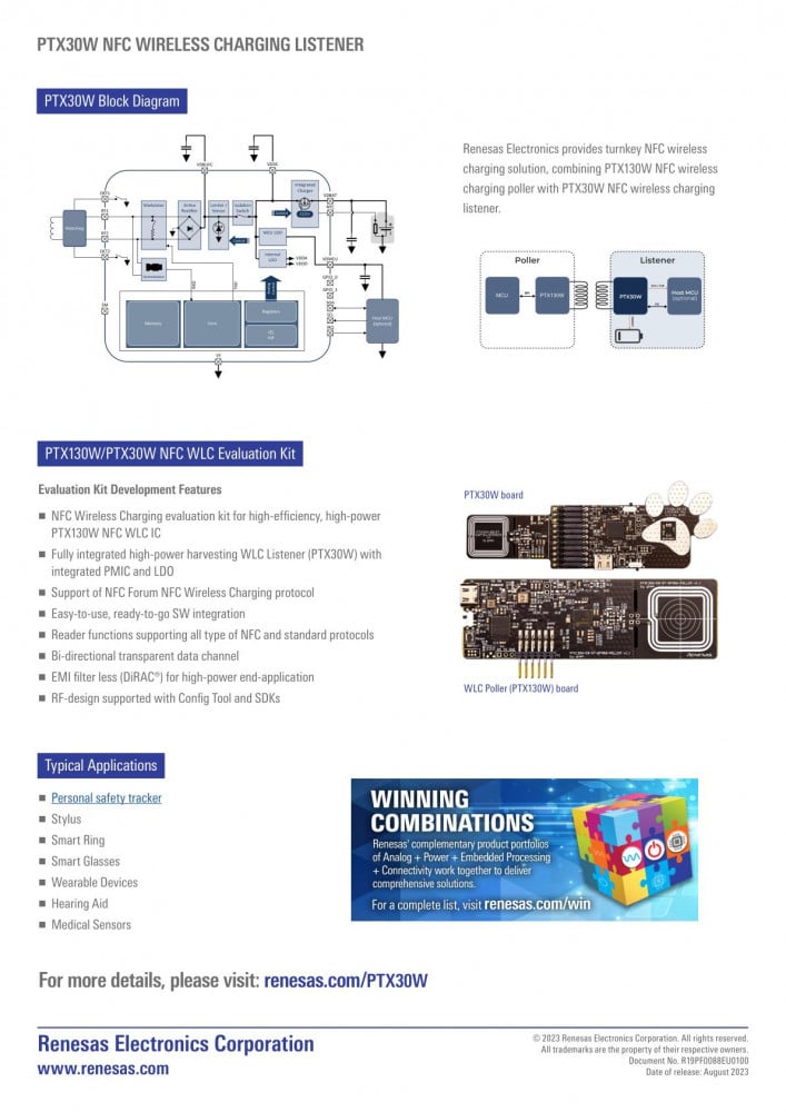 PTX30W technical document page 2