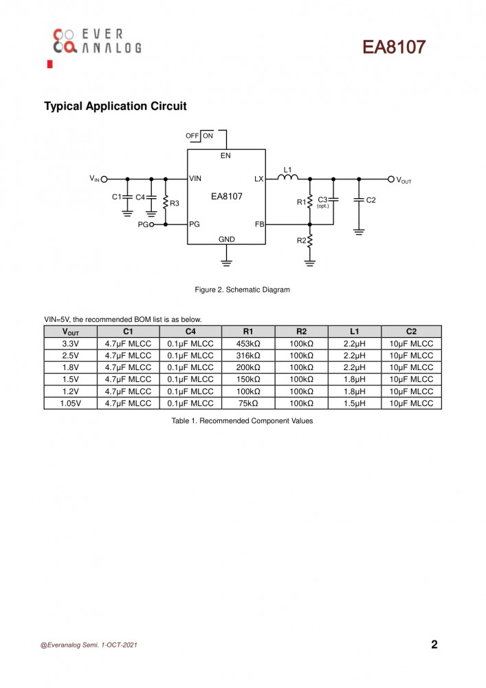 EA8107E6 datasheet page 2