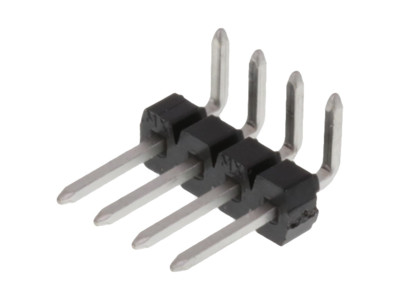 C-Grid III PCB Header, 2.54mm Pitch, Through Hole, Single Row, Right-Angle, 4 Circuits, Tin (Sn) Plating for sale