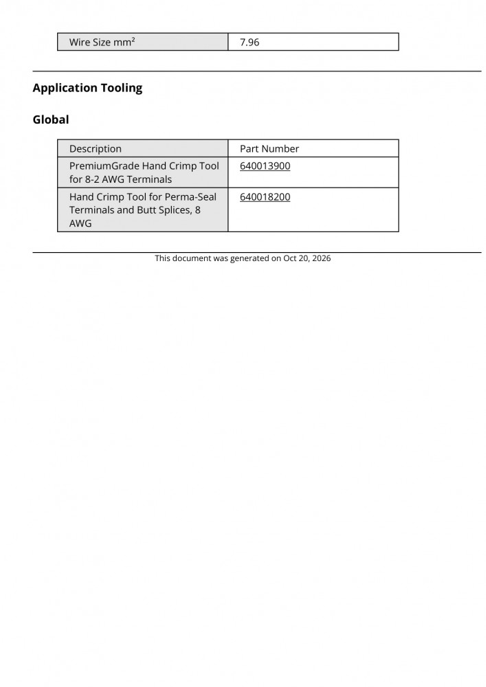 MOLEX 191640080 document visual, page 3